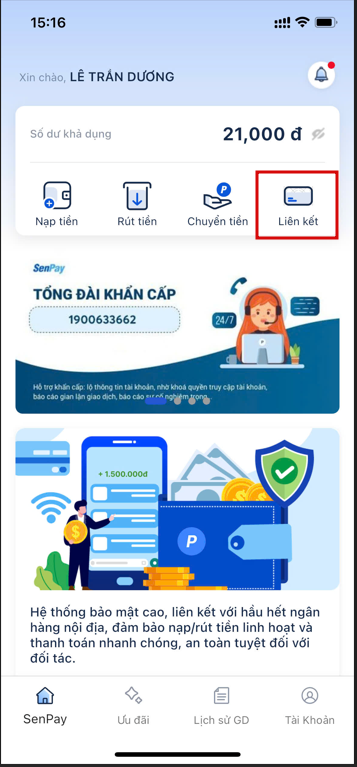 Hướng dẫn liên kết Ví SenPay với thẻ ATM Ngân hàng MBBank – Hỗ trợ SenPay.vn
